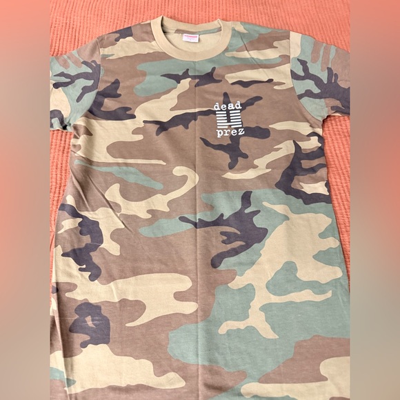 Supreme | Shirts | Supreme X Dead Prez Camouflage Graphic Tshirt | Poshmark